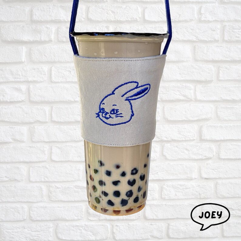 Newjeans Bubble Tea Cup Holder Boba Tea Sleeve Reusable Cup Carrier ...
