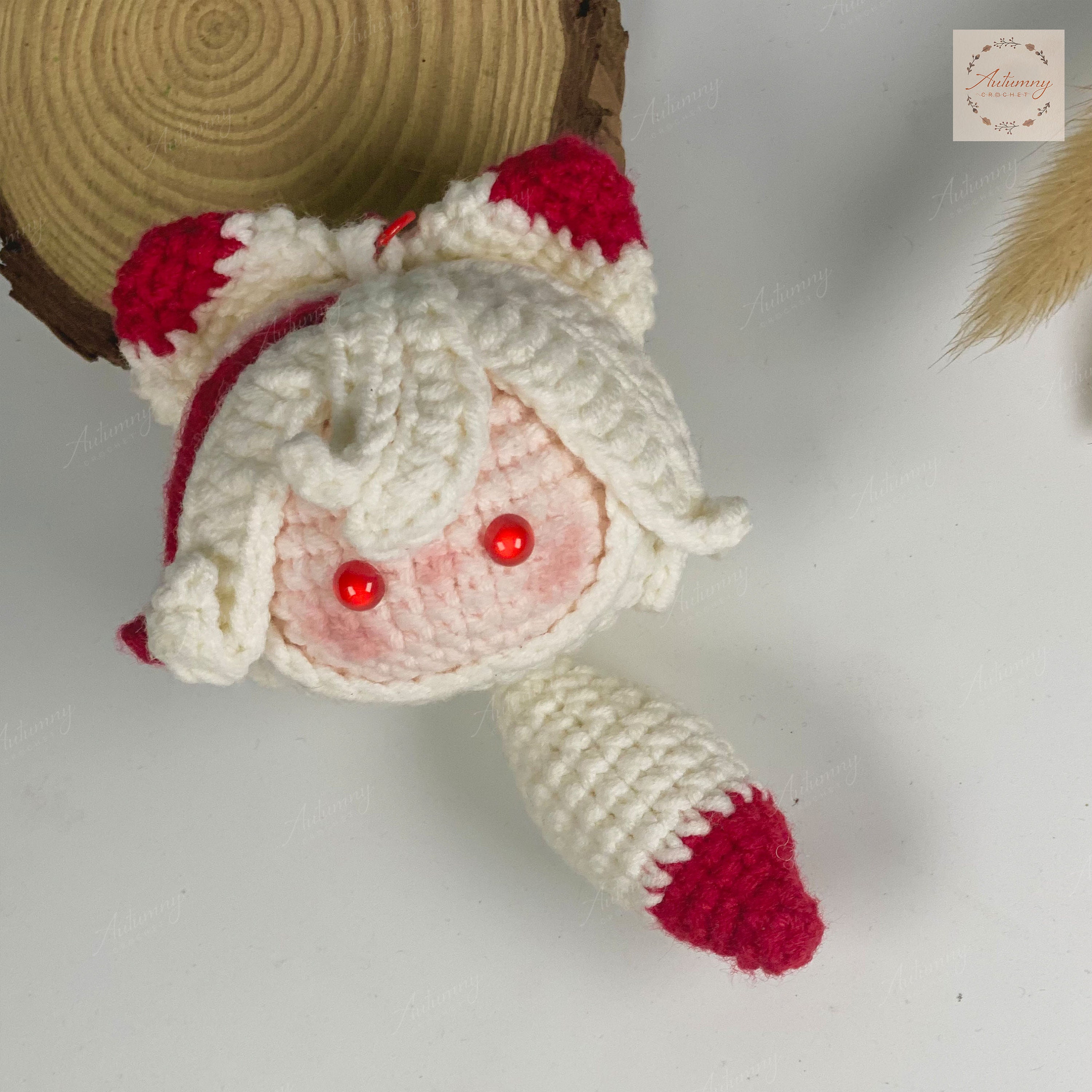 Crochet Cute Fox Kazuha Chibi Keychain Crochet Kazuha Fox - Etsy