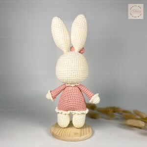 Crochet Pink Bunny, Amigurumi Bunny, Birthday Gift, Plushie for Baby - Etsy