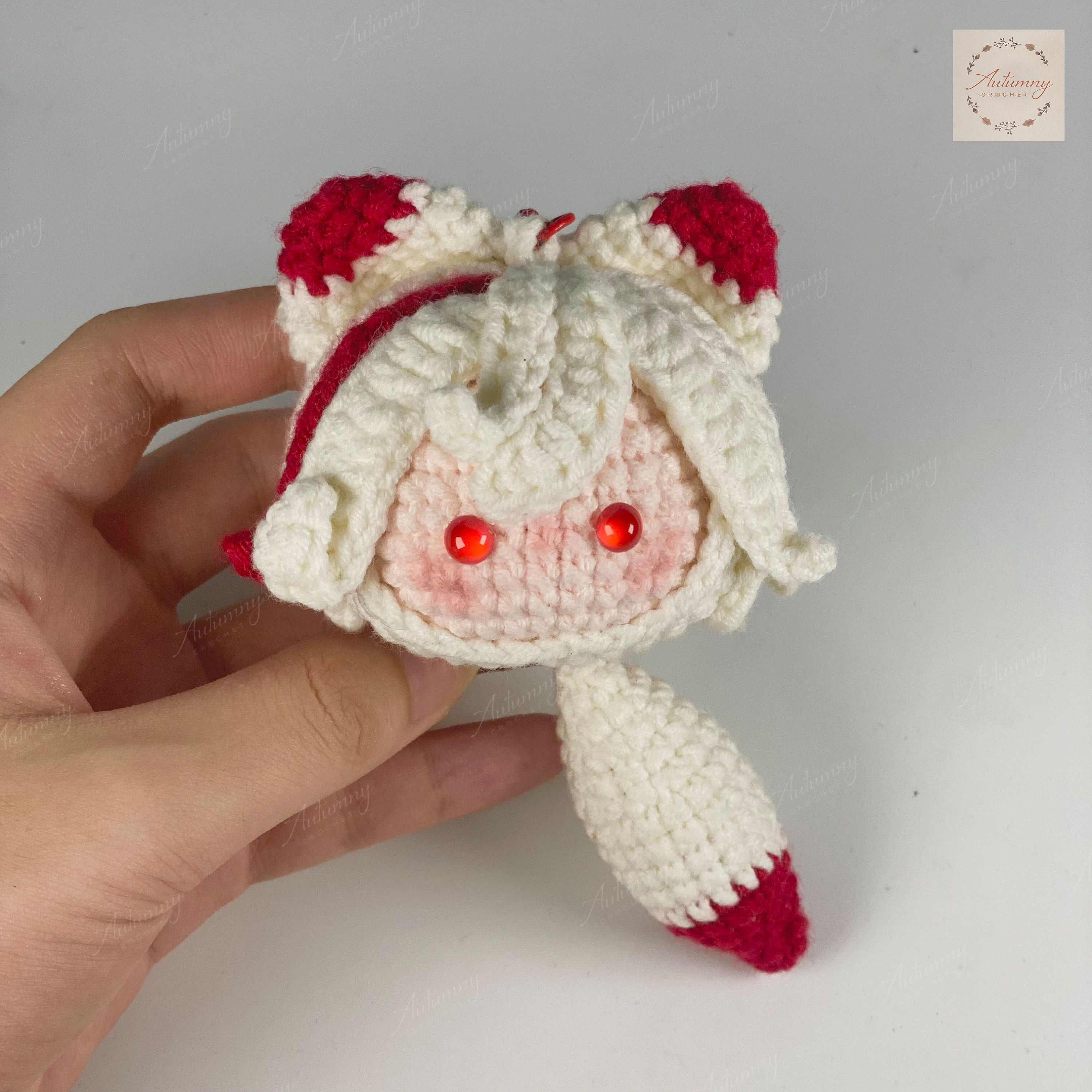 Crochet Cute Fox Kazuha Chibi Keychain Crochet Kazuha Fox - Etsy