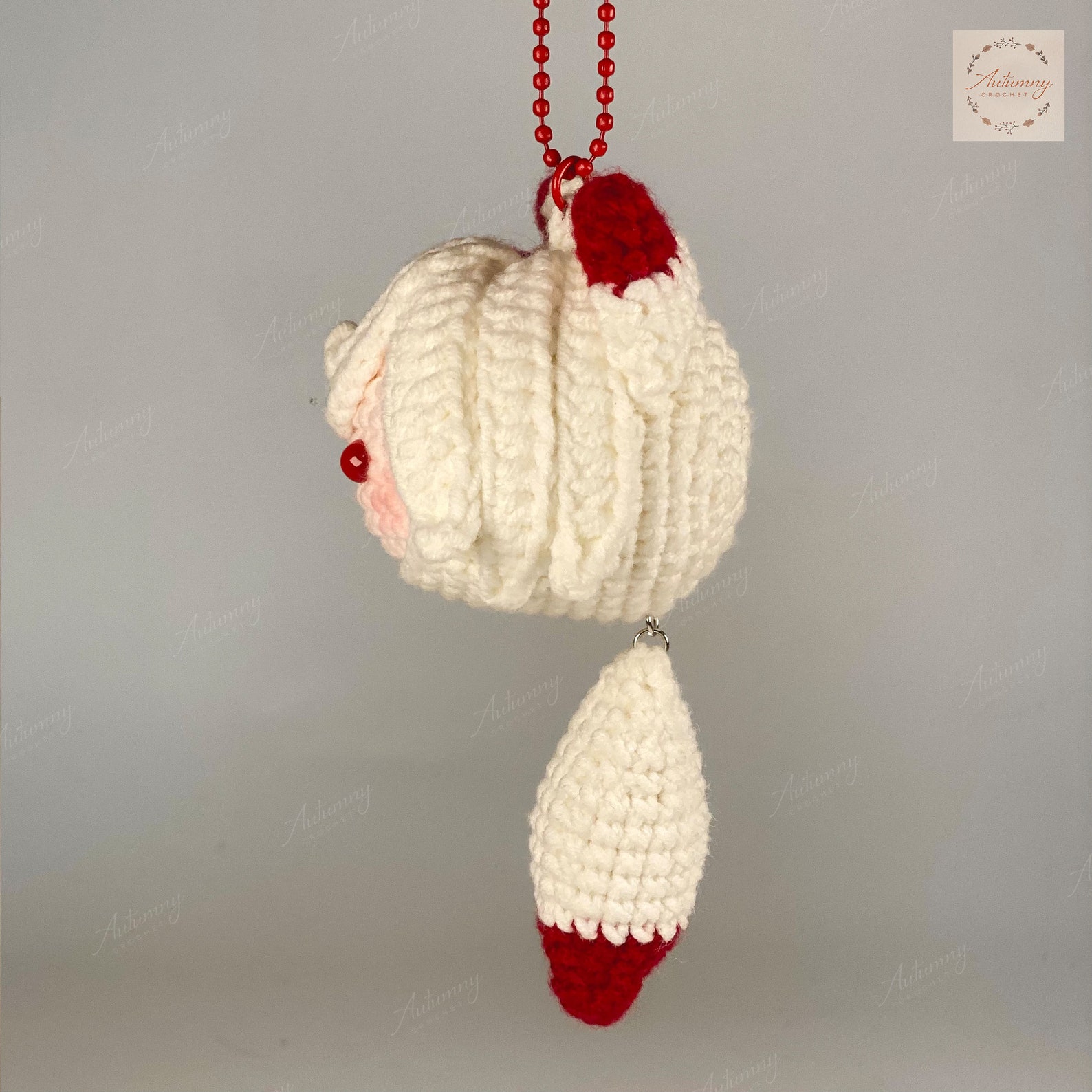 Crochet Cute Fox Kazuha Chibi Keychain Crochet Kazuha Fox - Etsy