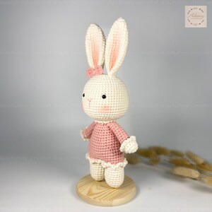 Crochet Pink Bunny, Amigurumi Bunny, Birthday Gift, Plushie for Baby - Etsy