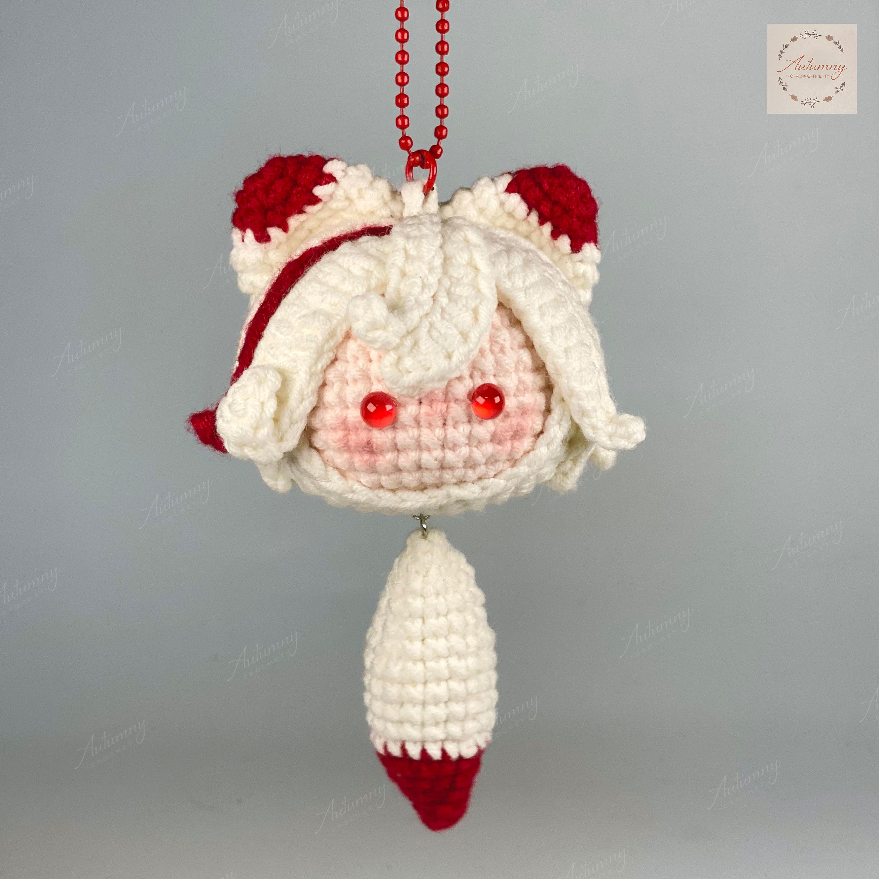 Crochet Cute Fox Kazuha Chibi Keychain Crochet Kazuha Fox - Etsy