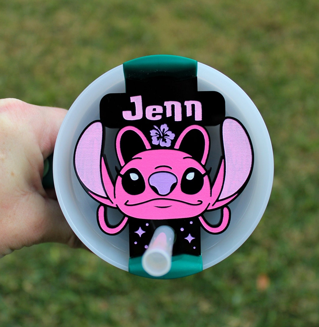 Angel Alien Tumbler Topper, Stitch, Lilo, Lilo and Stitch, Alien, Pink ...