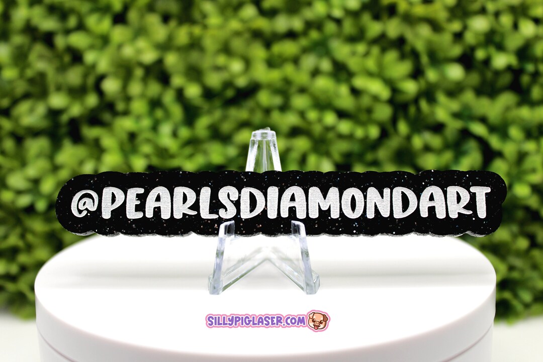 Engraved Mini Watermark Sign, Photography Watermark, Business Social ...