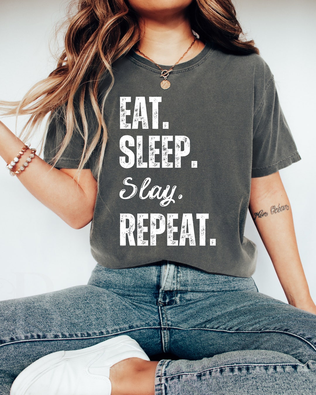 Eat Sleep Slay Repeat PNG SVG Digital Download Funny Apparel - Etsy