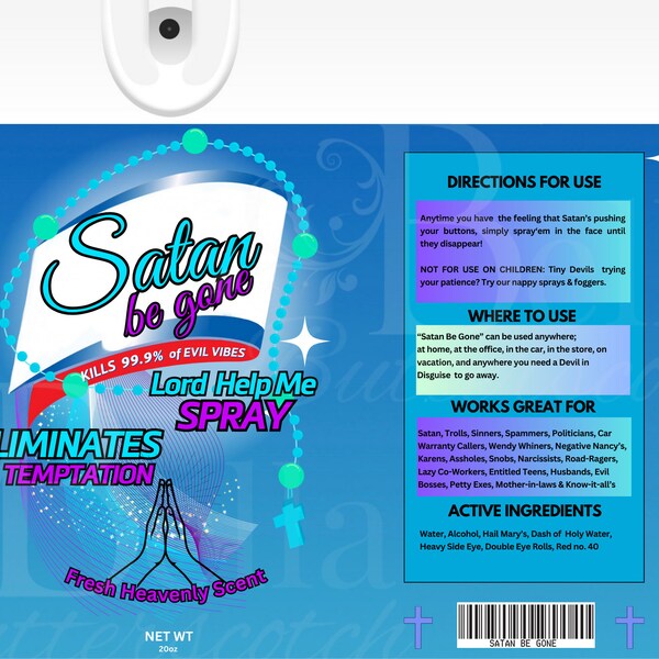 Devil Be Gone Png - Etsy