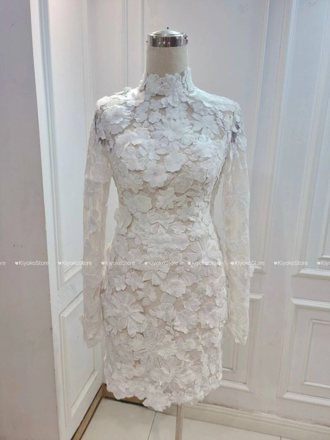 Custom Short Wedding Dress. Mini Dress. - Etsy