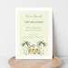 Editable Tropical Moving Card, Downloadable Card, DIY Note Card, Moving ...
