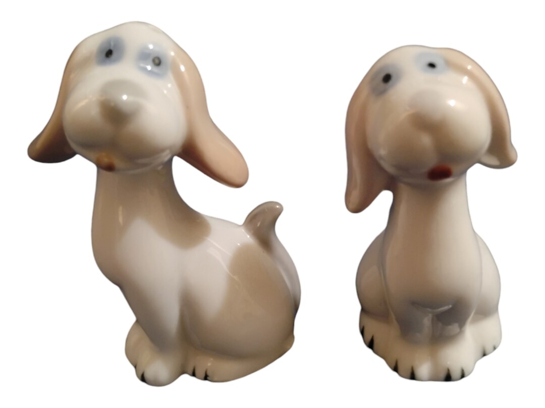 Vintage Anamorphic Dog Salt and Pepper Shakers - Etsy