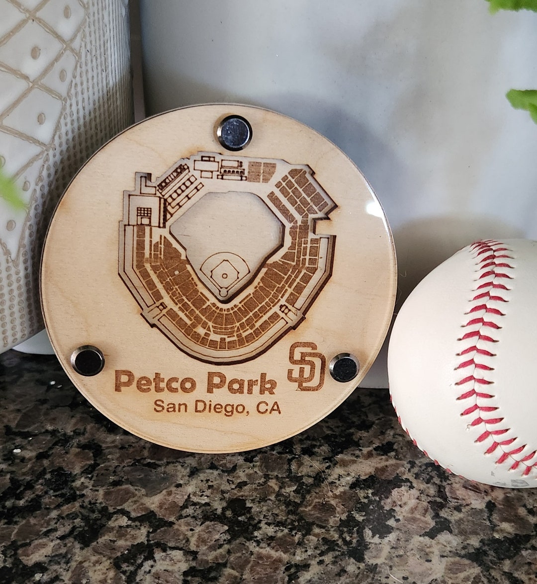 Petco Park San Diego Padres Custom MLB Coaster 3D Wood and Acrylic Art ...
