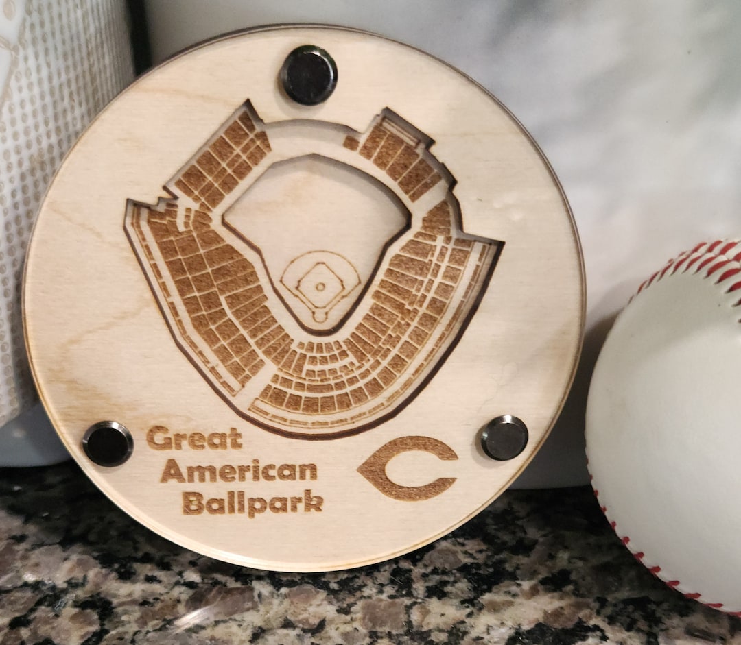 Great American Ballpark Stadium Cincinnati Reds Custom MLB Coaster 3D ...