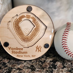 Yankee Stadium New York Yankees Custom MLB Coaster 3D Wood and Acrylic ...