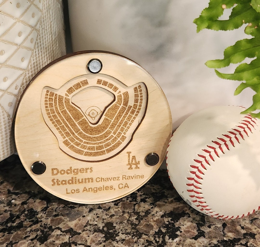 Dodger Stadium (chavez Ravine) Los Angeles Dodgers Custom MLB Coaster ...