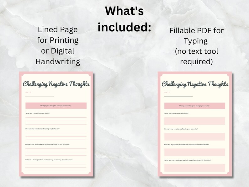 Mental Health Journal Digital, Therapy, Workbook, Printable, Goodnotes ...