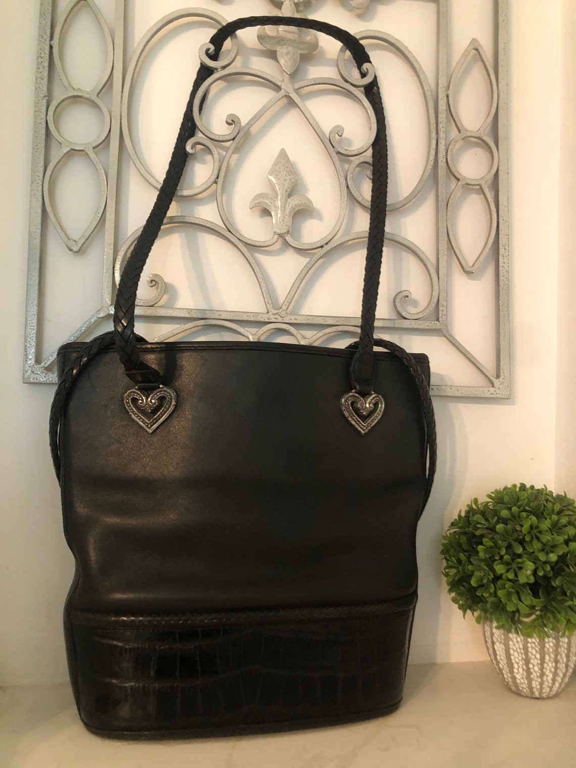 Y2K BRIGHTON Vintage Bag Tote Bucket Purse Moms Purses 2000 - Etsy