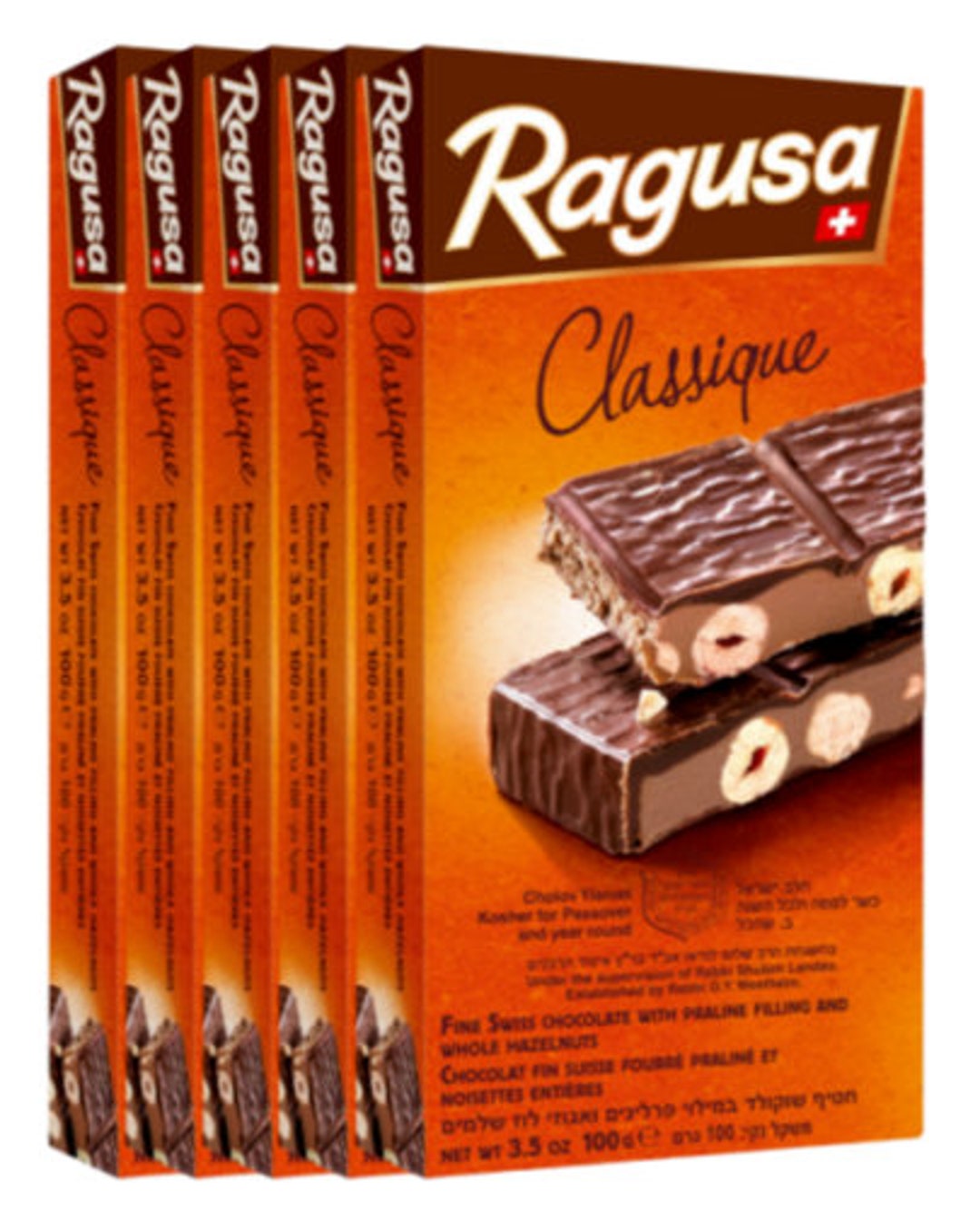 Ragusa Classique Swiss Chocolate Bars - 5-pack - Etsy
