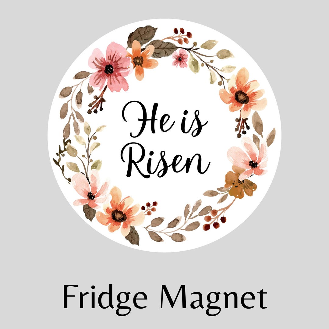 He is Risen-magnet, Easter Gift, General Conference, LDS Magnet ...