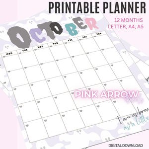 Spooky Ghost Printable Planner Set: Halloween Planner (digital Download ...