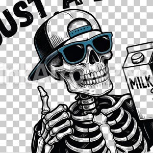 Just a Dad Skeleton PNG | Funny Retro Father’s Day Sublimation Design ...