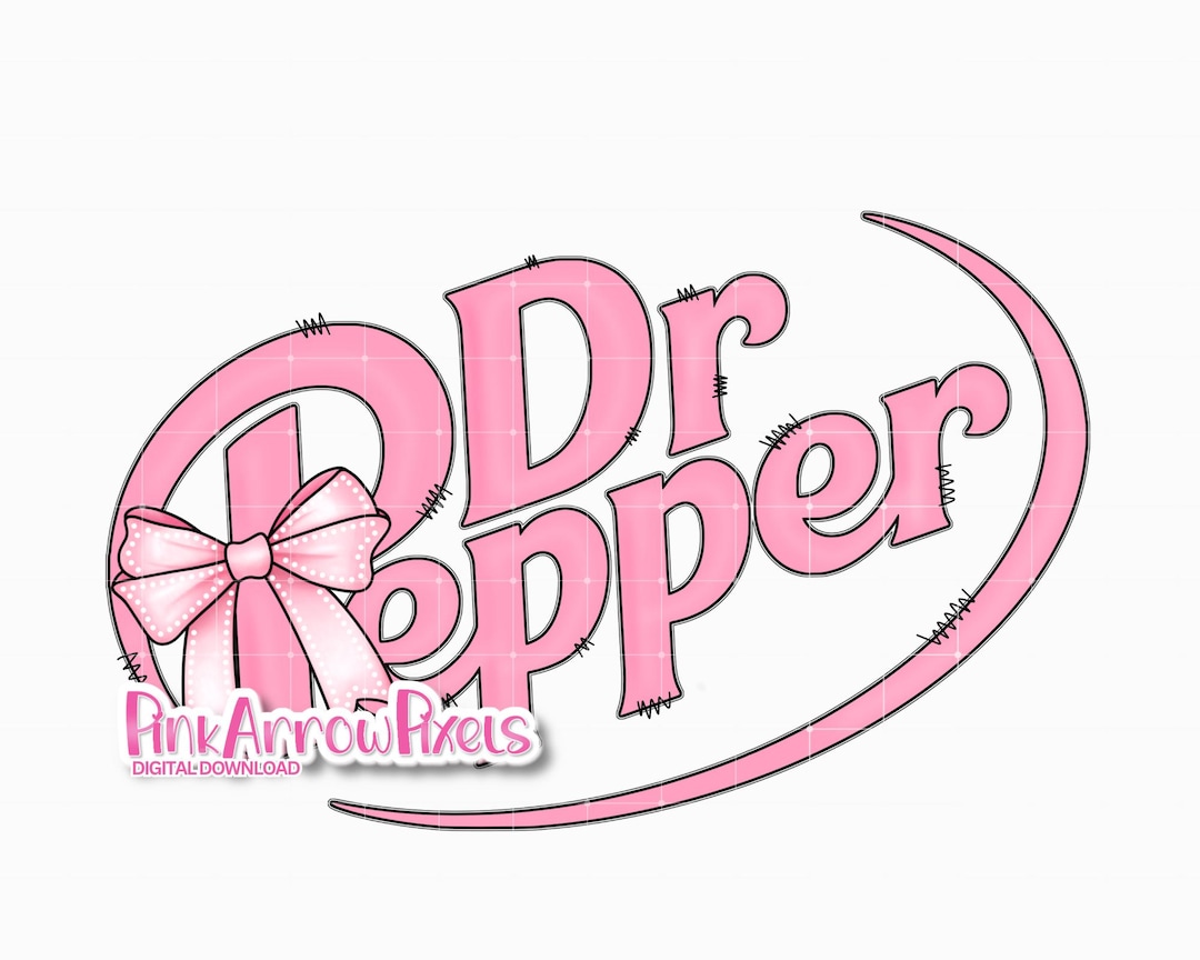 Pink Coquette Dr Pepper PNG | Dr Pepper Sublimation Design | Girlie PNG ...