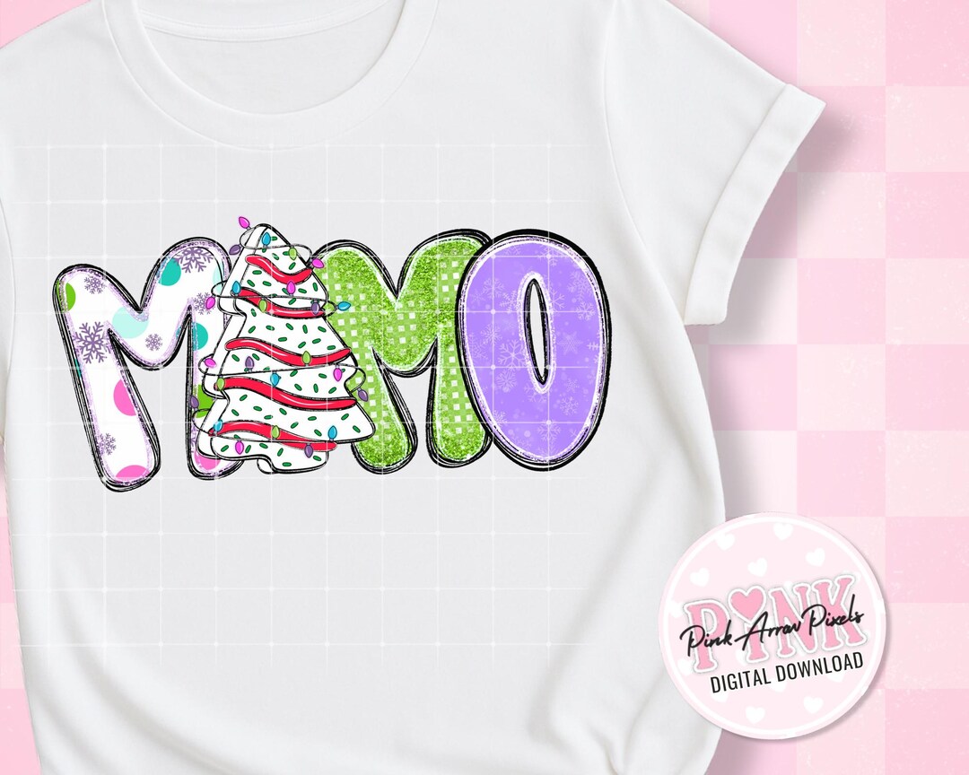 Memo I Momo I Mamo Christmas Tree PNG PDF JPG • Procreate Holiday ...