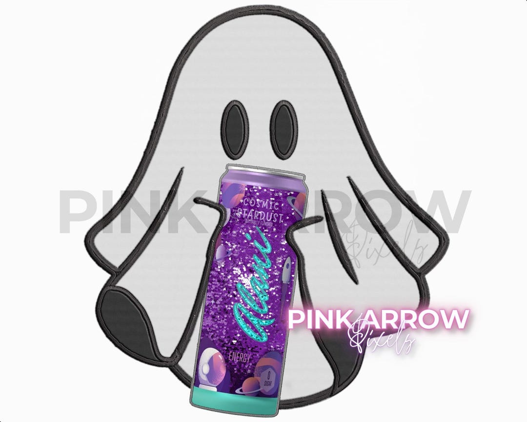 Alani Halloween Ghost PNG PDF Digital Download Faux Embroidery & Sequin ...