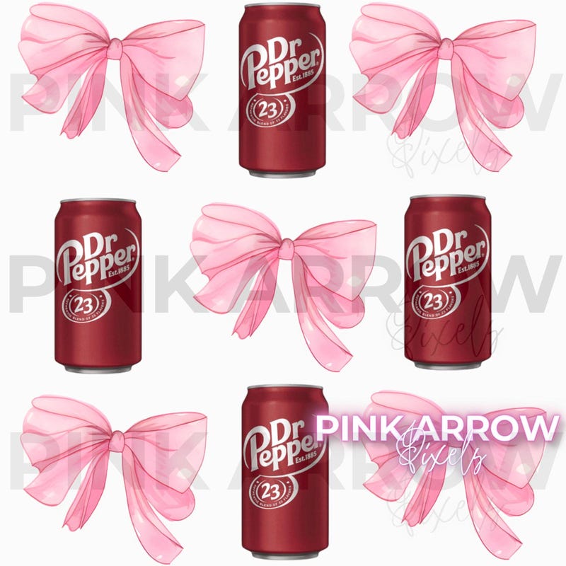 Dr Pepper With Bow - Etsy