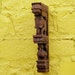 Set of 2 Corbel Traditional Vintage Carved Bird and Elephant Wall Décor ...