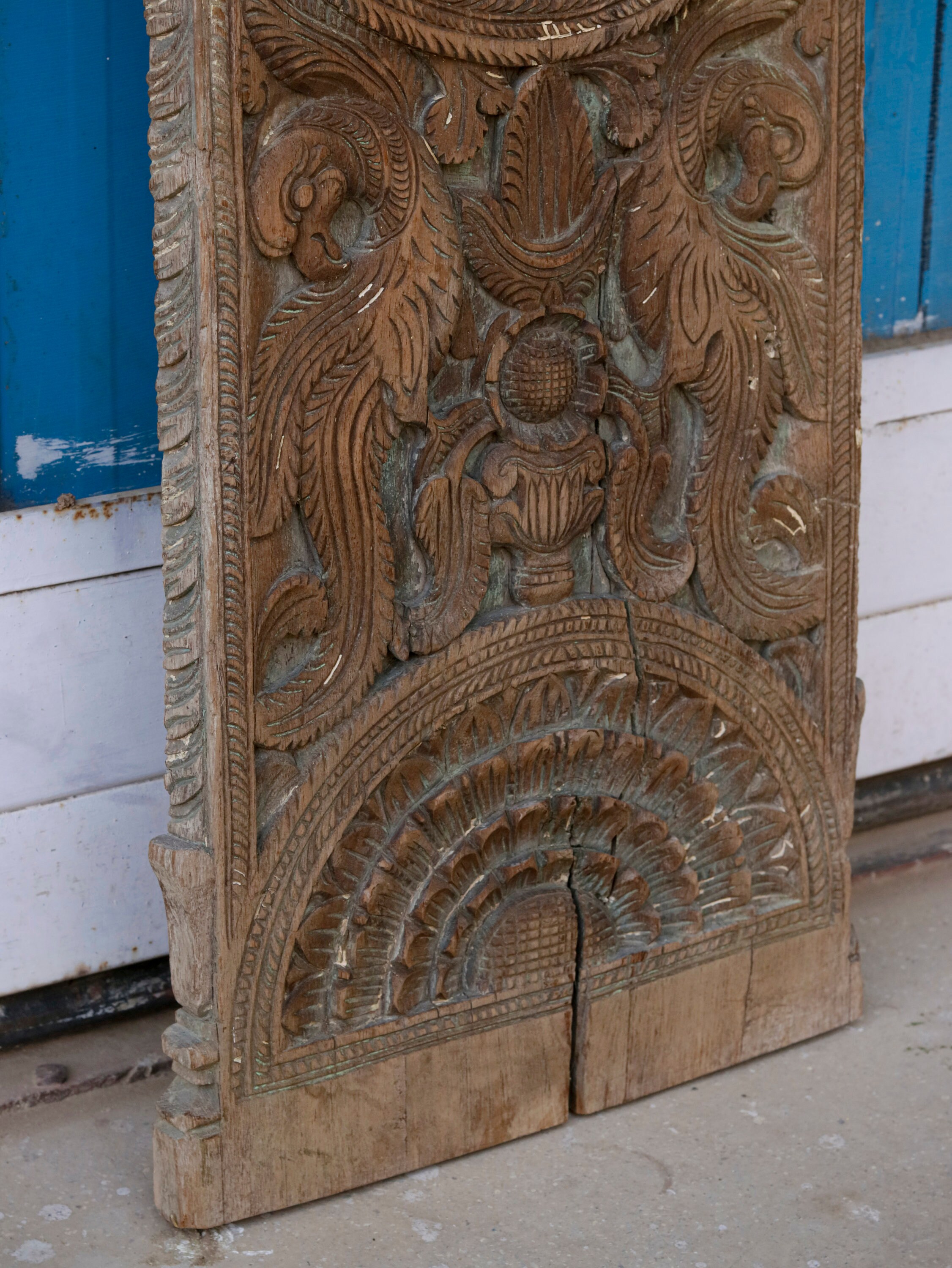 Classical Indian Vertical Wall Panel With Peacock - Etsy