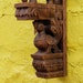 Set of 2 Corbel Traditional Vintage Carved Bird and Elephant Wall Décor ...