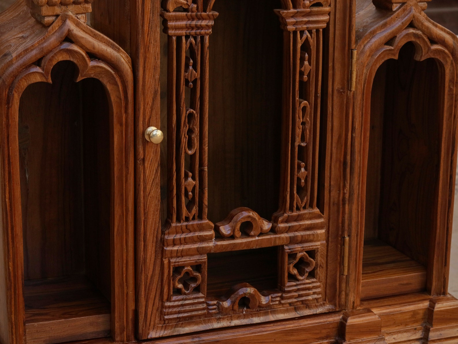 Gothic Miniature Church: Renaissance Wooden Wall Temple, Catholic ...