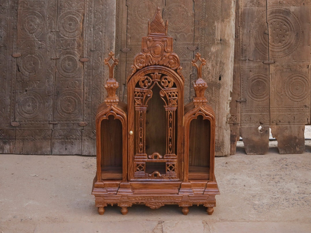Gothic Miniature Church: Renaissance Wooden Wall Temple, Catholic ...