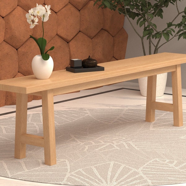 Small Wood Bench - Etsy