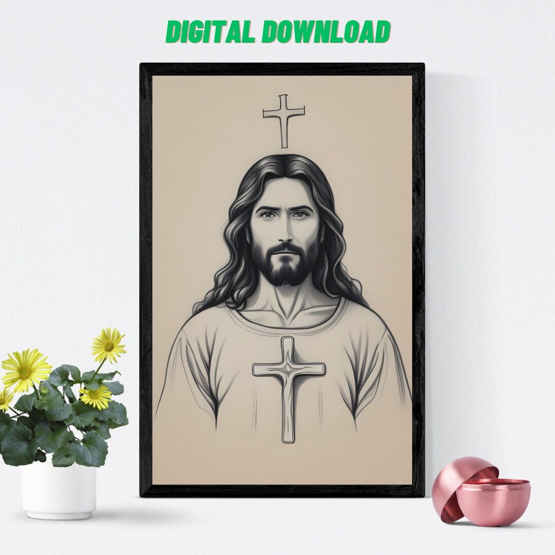 Jesus Sketch, Christ Portrait, Jesus Christ Picture, Jesus Portrait ...