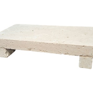 Travertine Bathroom Vanity Tray Stand - Etsy