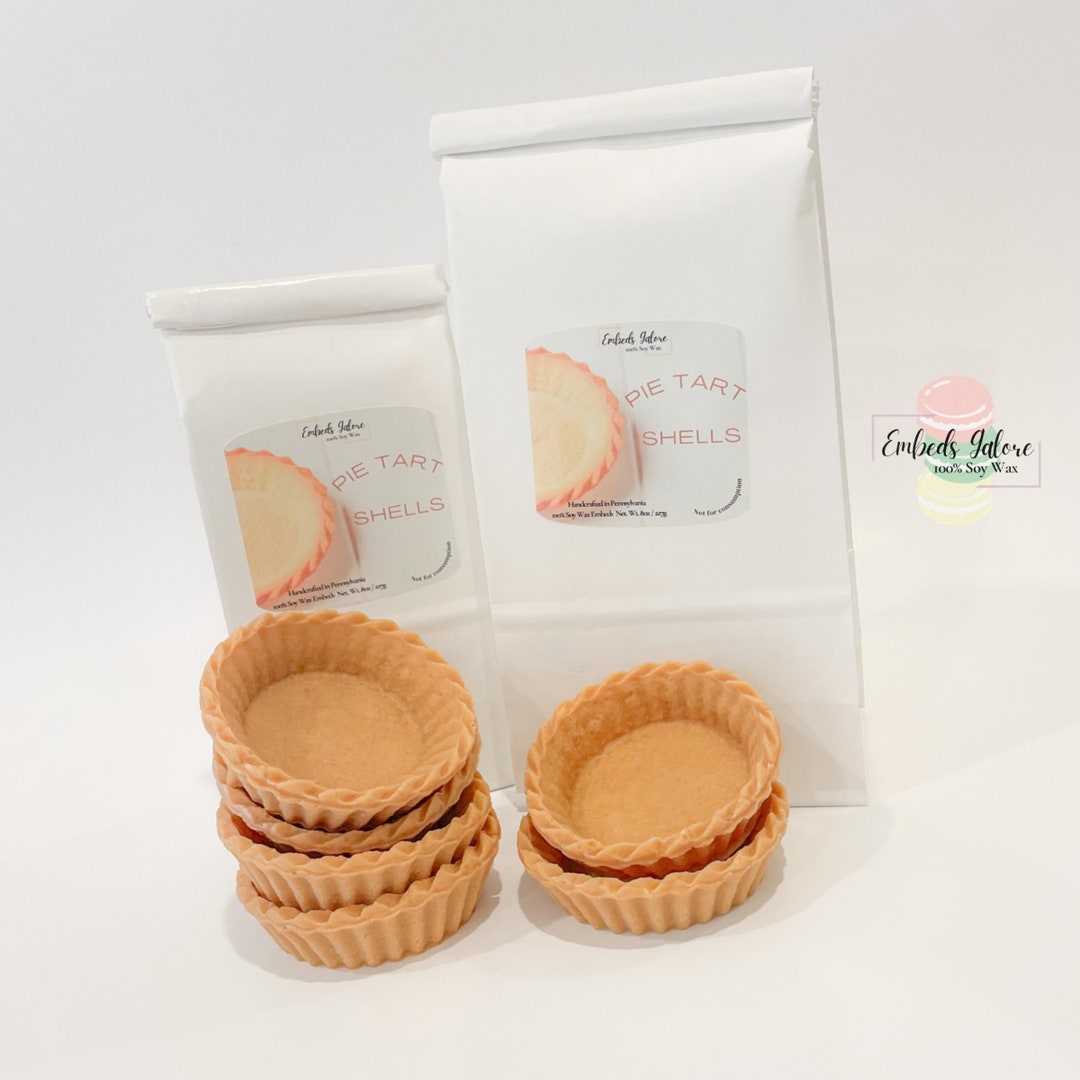 Pie Tart Shell Wax Melts Wax Pie Crust Shells Pie Shells for Candles ...