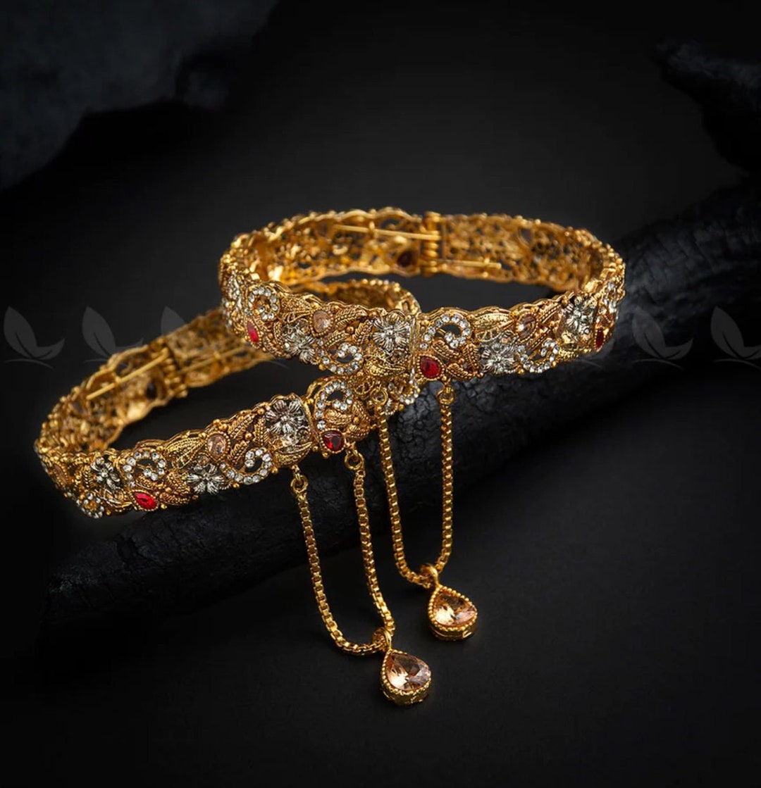Pakistani Indian Bangles Pair/ Indian Pakistani Shaadi Wedding Bridal ...