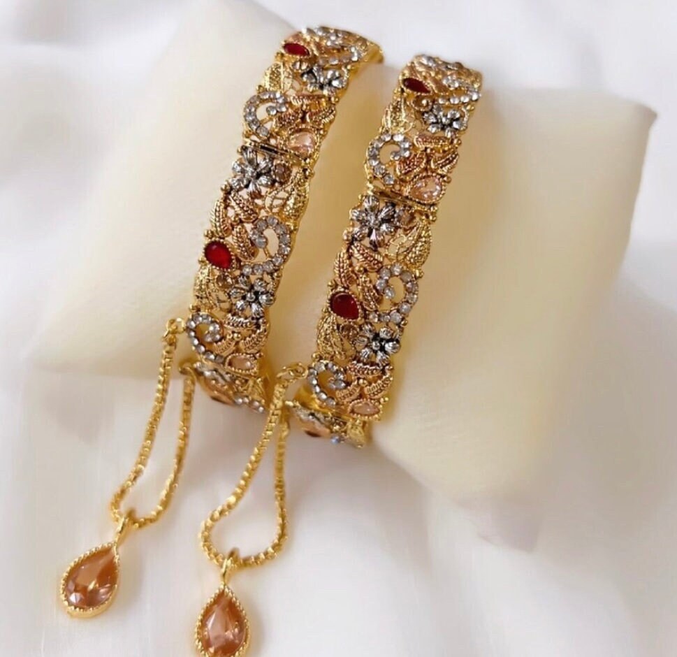 Pakistani Indian Bangles Pair/ Indian Pakistani Shaadi Wedding Bridal ...