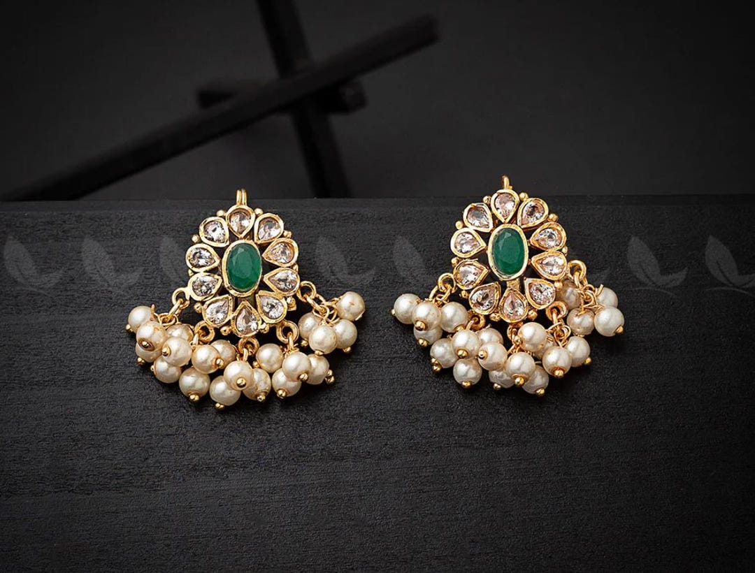 Designers Pakistani Earrings Premium Quality-pakistani Jewelry- Indian ...