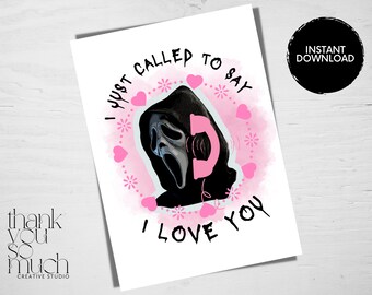 Ghostface Anniversary Card - Etsy
