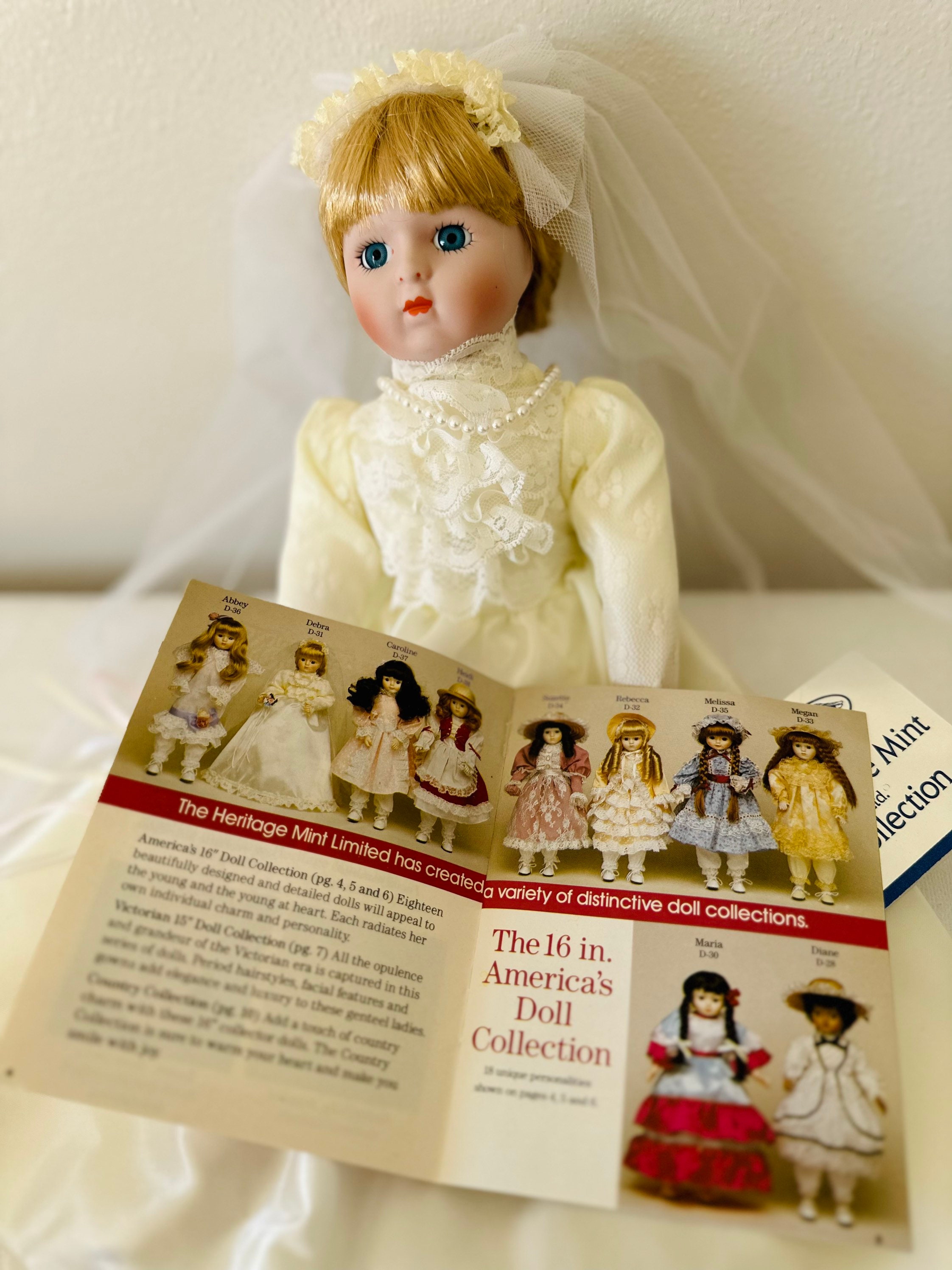 The Heritage Mint Ltd Collection America’s Porcelain Dolls Vintage ...