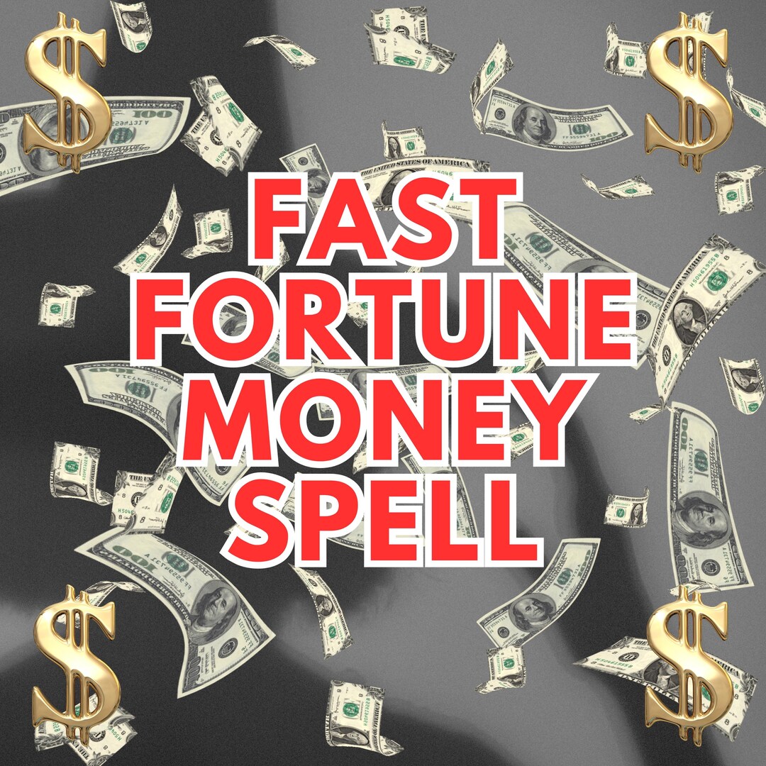 Fast Fortune Money Spell – Manifest Wealth and Abundance Swiftly - Etsy