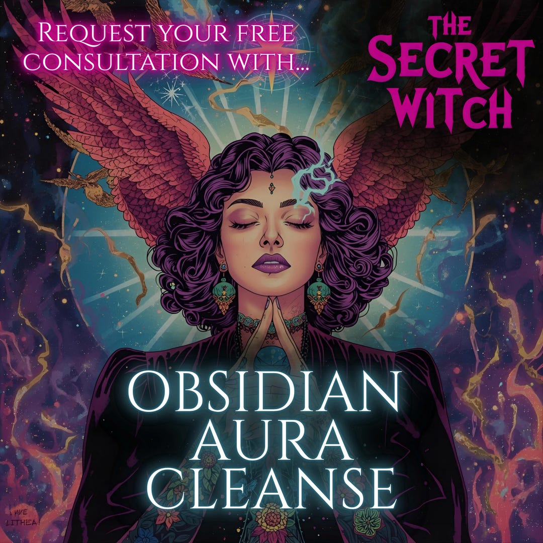 Obsidian Aura Cleanse Spell | Energy Cleansing | Protection Ritual ...