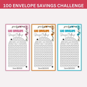 Mega Low Income Savings Challenge Printable Bundle, A6 Mini Saving ...