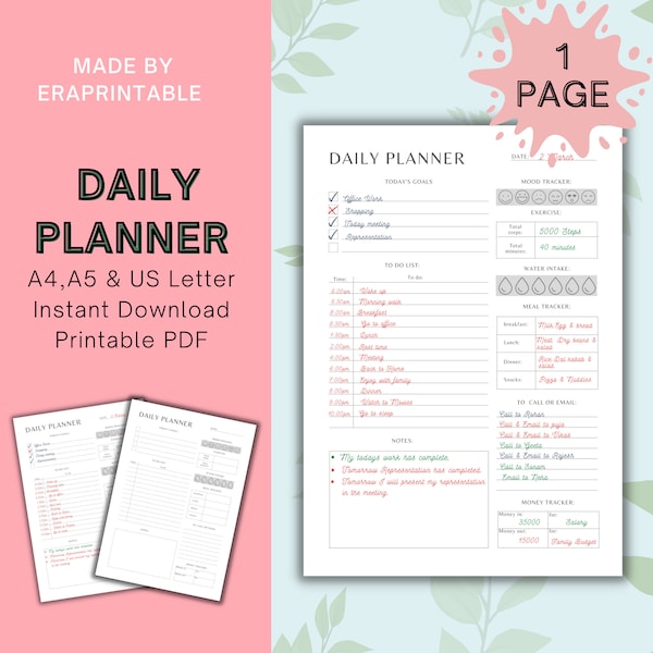 Printable Time Blocking Planner - Etsy