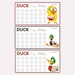 Duck Savings Challenge Printable, Get Your Mini A6 Ducks Saving ...