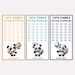 Buy Cute Panda Savings Challenge Printable Bundle, Mini A6 Panda Saving ...