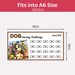 Dog Themed Savings Challenge Printable, Mini A6 Puppy Saving Challenges ...
