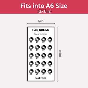 Car Maintenance Savings Challenge Bundle, Vehicle Auto Repair Saving ...